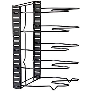 Pan Pot Clips Multi Double Layers Household Kitchen Door Back Iron Storage Rack Pan Lids Holders Nail Pot Lid Rack Storage Lid And Spoon Rack-Wall Mount Pot Lid Holder
