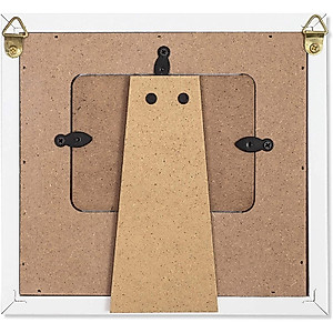 Juvale White Sonogram Keepsake Frame for 4 x 3 Ultrasound Photos (7 x 6.5 Inches)