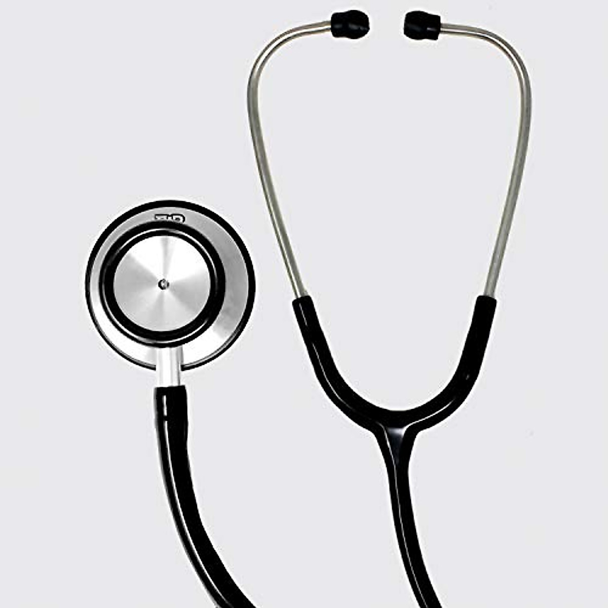 Ever Ready First Aid Pro Classic Dual Head Stethoscope for Paramedics and Nurses, 4 Ear Tips, Replacement Diaphragm - Black