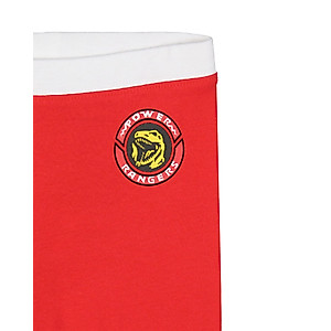 INTIMO Power Rangers Toddler Boys' Red Ranger Character Costume Sleep Pajama Set (4T)