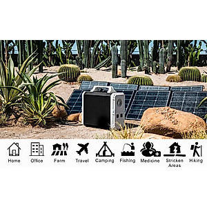 BLUETTI Solar Generator AC200P with 3 SP200 Solar Panels Included, 2000Wh Portable Power Station w/ 6 2000W AC Outlets, LiFePO4 Battery Pack Solar Powered Generator for Home Use, Trip, Power Outage