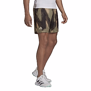 adidas Printed Primeblue 7" Shorts Orbit Green/Ambient Blush LG 7