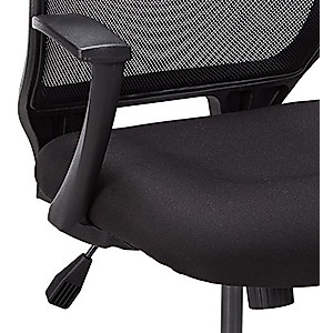 Lorell Executive Mid-Back Work Chair 2.6" Height X 62.5" Width X 26.8" Length Black
