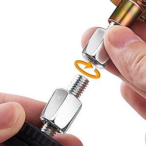 Tiilan Headboard Stoppers for Wall, Adjustable Threaded Bed Frame Anti-Shake Tool, Bed Frame Bumper Guards, Stable Tool for Bed, Cabinet, Sofa - Pack of 4 (1.0-3.2 in)