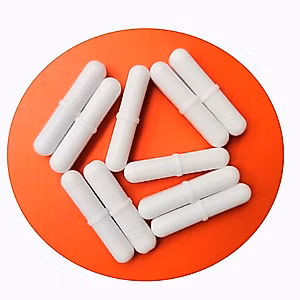 Magnetic Stirrer Stir Bars, Diameter 0.32" (8 mm), Length 1.6" (40 mm), 5 Pieces