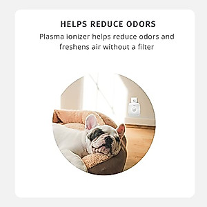 Homedics TotalClean Personal UV-C Light Plug-In Air Sanitizer – Small Air Purifier for Bedrooms and Bathrooms, Built-In Night-Light for Small Spaces, Auto-On Motion, White