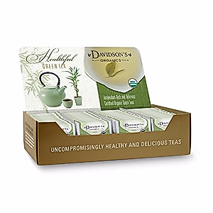 Davidson's Organics, Assorted Green Teas, 100-count Individually Wrapped Tea Bags