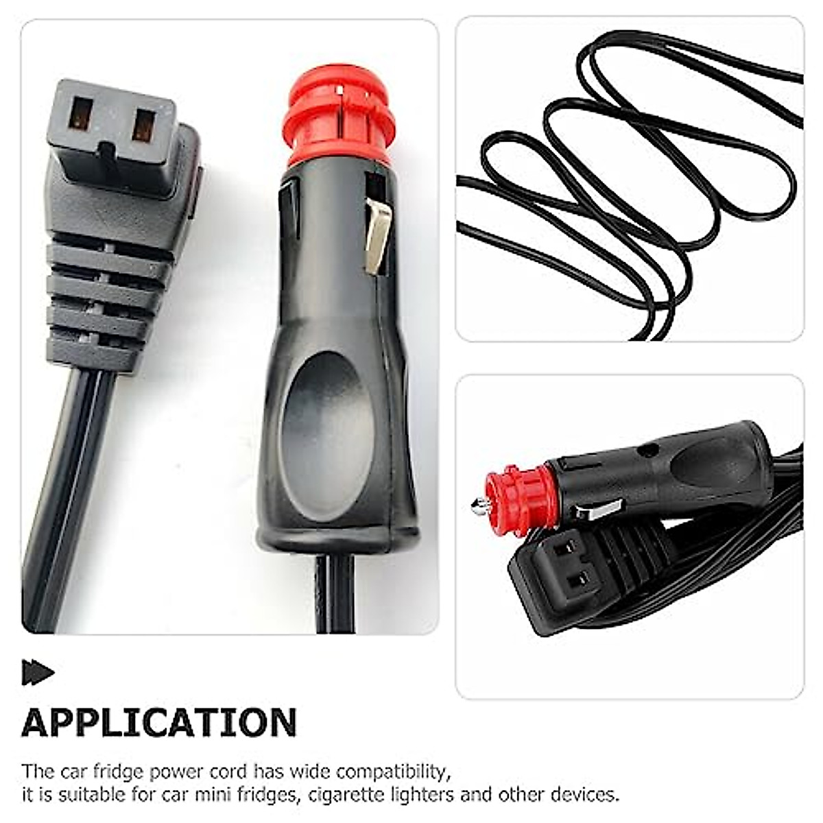 Milisten Accessories Automotive 1 Strip of Car Fridge Power Supply Stable Car Fridge Power Cable Fridge Power Cable Car Accessories