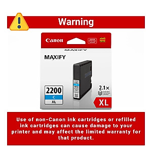 CanonInk MAXIFY PGI-2200 XL Cyan Pigment Ink Tank