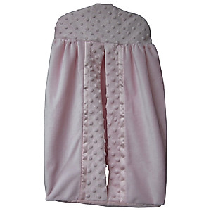 Baby Doll Bedding Heavenly Soft Diaper Stacker, Pink