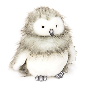 GUND Fab Pals Collection, Rylee Owl Stuffed Animal, Premium Plush Toy for Ages 1 and Up, White/Grey, 11”
