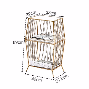 Newspaper Baskets Bedside Table Wrought Iron Sofa Bedroom Several Corners and Several Storage Modern Minimalist Living Room Small Apartment Creative Small Coffee Table