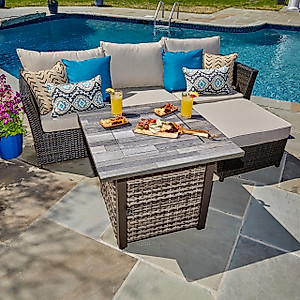 Aiden Brown 30” Square Gas Fire Table