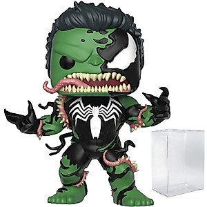 POP Marvel: Venom - Venomized Hulk Funko Pop! Vinyl Figure (Bundled with Compatible Pop Box Protector Case) Multicolored 3.75 inches