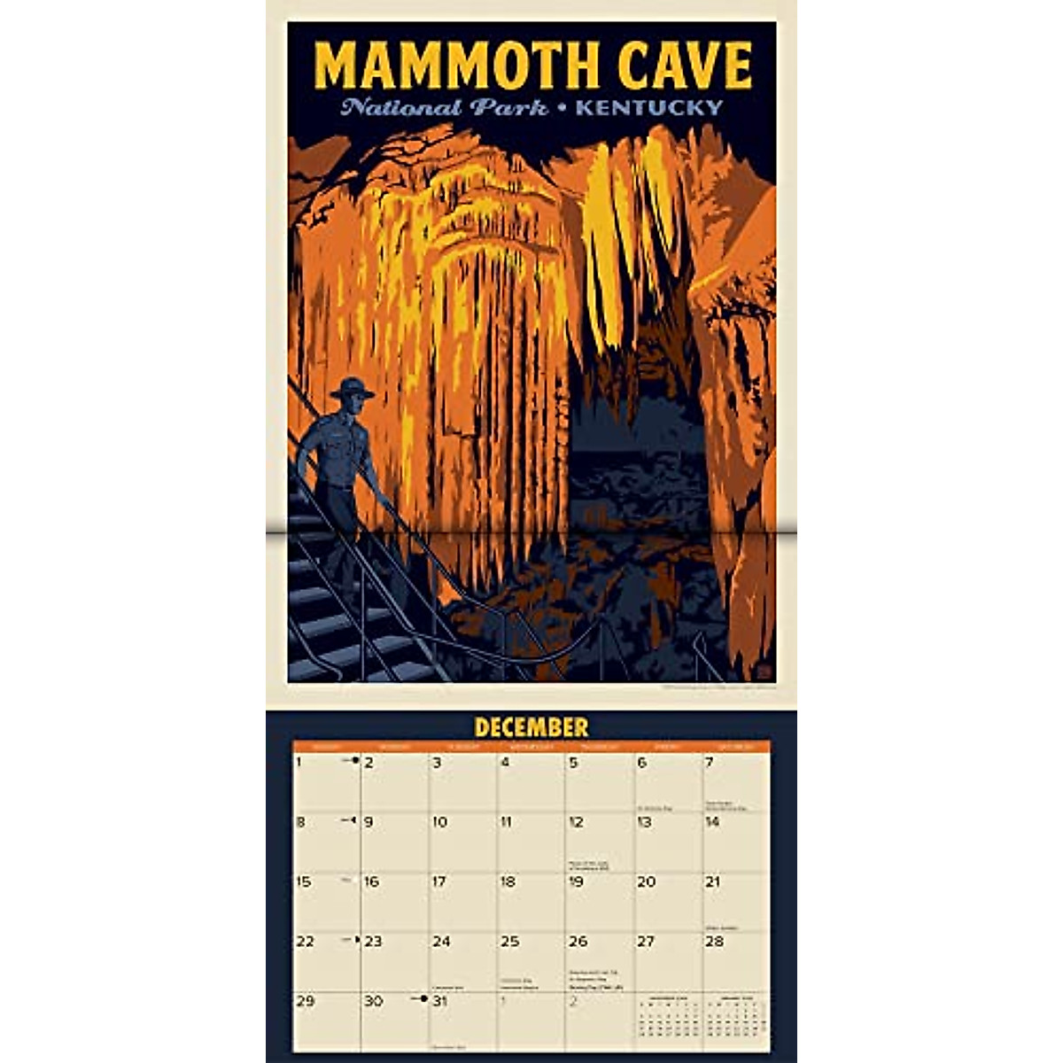 Willow Creek Press National Parks (ADG) Monthly 2024 Wall Calendar (12" x 12")