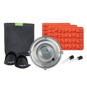 Decarboxylator Box by ONGROK, Stainless Steel, Airtight, Food Grade, Full Manual Decarb Kit with Infusion Accessories, Dishwasher & Oven Safe
