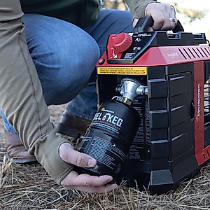 Mr. Heater Fuel Keg. - 1 lb. / 16 oz. Empty Refillable Propane Tank – DOT Certified, Black