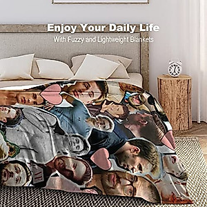 Flannel Throw Blanket Super Soft Fluffy Comfortable Bed Warm Blanket Suitable for Couch Bed Living Room Sofa Bedroom 40"x50"