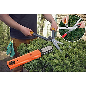 Multi Garden Tool Blade Sharpener - For Sharpening Lawn Mower Blades, Garden Pruners, Axe, Machete, Hedge Shears, Scissors, Hatchets, Pocket Knife Sharpener, speedy sharp sharpener
