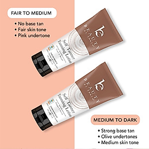 Self Tanning Bundle - Sunless Tanning Lotion Best Sellers with Self Tanning Mitt, Exfoliating Glove and Face Tanner Mitt, Best Self Tanner for Face and Body Kit for Streak Free, Sunless Tanner Results