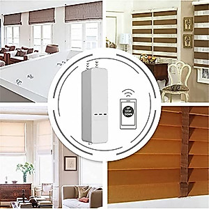 WiFi Smart Window Blinds Chain Motor Remote Controller Compatible with Smartphones APP Control RC Automation Kit with Schedule Function - Works with Smart Home Devices, Amazon Alexa & Google Assistant