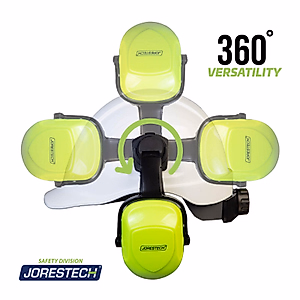 JORESTECH Safety Earmuffs for Hard Hat Noise Cancelling with Universal Mount For Slotted Helmets