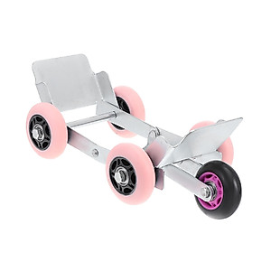 FAVOMOTO Auto Dolly 1pc Trailer Heavy Duty Car Dolly Heavy Duty Cart Vehicle Skates Car Go Cart Car Mover Dolly Heavy Duty Dolly Automotive Wheels Tire Castor Flat Tire Rubber Wheel Tool