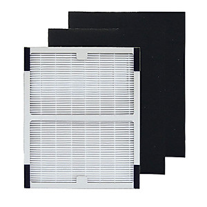 PUREBURG IAF-H-100A True HEPA Replacement Filter Kit Compatible with Idylis IAF-H-100A AC-2119 IAPC-10-140 IAP-10-100 IAP-10-150 Air Purifiers, H13 Activated carbon Pre-Filter Air Clean Dust VOCs