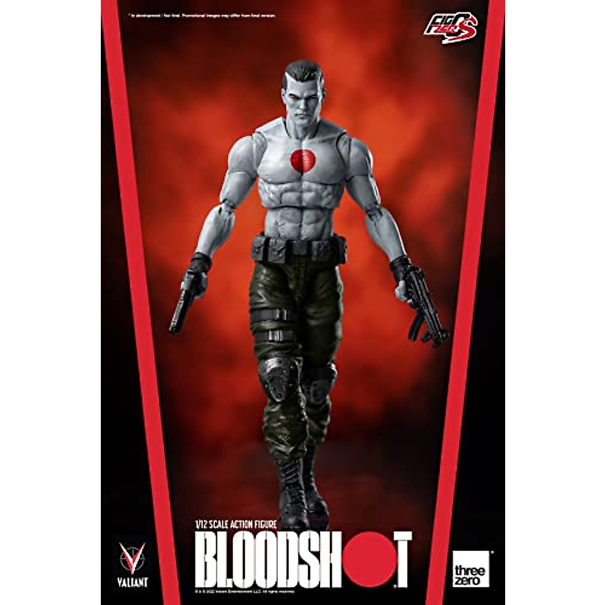 THREEZERO Valiant Bloodshot FigZero S 1:12 Scale Action Figure