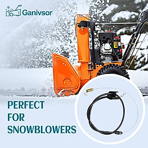 Ganivsor Replacement Single Stage Snow Blowers Clutch Cable for MTD 946-04237 746-04237
