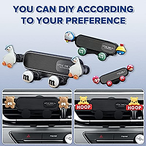 Uisky AA Car Vent Phone Holder 2023 Upgraded Mini Universal Gravity Air Vent Automobile Mount Hands Free Cell Phone Clip Holder for iPhone Android Smartphone