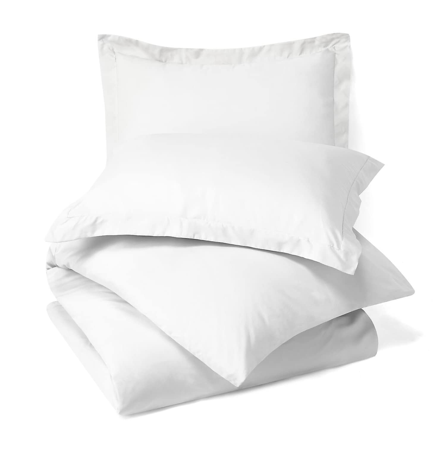 King Size 4 Piece Duvet Cover Set with Fitted sheet 18" Inch Deep pocket 100% Egyptian Cotton Bedding set 1000 Thread Count Luxury Satin Zipper Closure Soft Comforter Protector ( White )