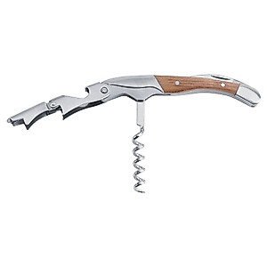 Wine Opener for Bar Restaurant Waiters, 3 in 1 Professional Wooden Handle Waiter Corkscrew Wine Key for Bartenders