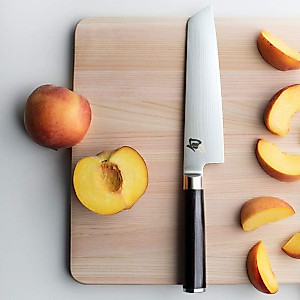 Shun Cutlery Classic Master Utility Knife 6.5", Wide Kitchen Knife Perfect for Precise Cuts, Ideal for Preparing Sandwiches or Trimming Small Vegetables, Handcrafted Japanese Knife