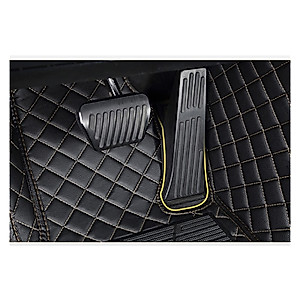 Floor Mat Compatible with Citr-oen DS DS3 DS4 DS5 DS6 DS7 DS4S DS5LS Compatible with Do-dge Journey Auto Floor Mats (Color : Complete Coffee)