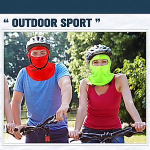 Kigeli 105 Pcs Balaclava Face Mask Ski Mask Winter Face Gaiter for Men Motorcycle Ski Scarf for Women Outdoor Sports(Black)