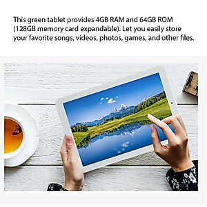 Tablet PC, 10.1 Inch Tablet 1920x1200 5G WiFi Dual Card Dual Standby 100-240V for Android 10 for Drawing (US Plug)