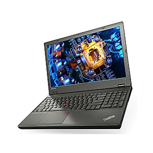 Lenovo ThinkPad T540P Laptop 15.6-inch Notebook, Core i5-4300M - HD Graphics 4600, Up to 3.1 GHz, 16GB RAM, 500GB SSD, Camera, Bluetooth, WiFi, Mini DP, VGA Windows 10 Pro(Renewed)