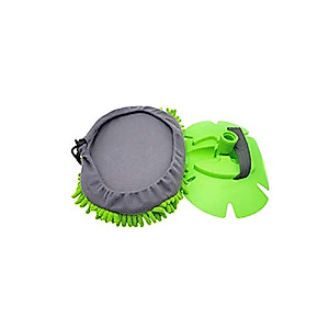 Sengo Car Wash Mop Head Replacement Soft Microfiber Cleaning Mop Head Water Flow-Through or Not for Cars Auto