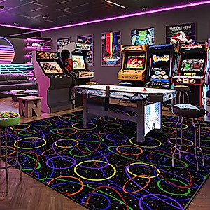 Joy Carpets Fluorescent Looped 12' x 7'6" Area Rug