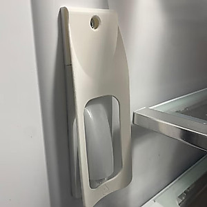 Zephylix Water Dispenser Lever for Refrigerator, Fridge Water Dispenser for Refrigerator Interior Fridge Water Button Pusher Adapter 7.09 * 2.3 * 1.04" White