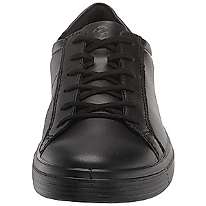ECCO Women's Soft Classic Sneaker, Black, 9-9.5