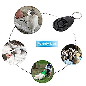 Diyife Dog Clicker, [4 PCS, Multi-Color] Training Clicker with Wrist Strap for Dog Cat Horse,
