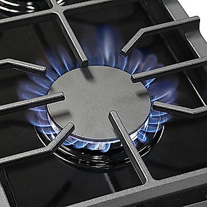 KOSTCH 36 inch Professional Freestanding Pro-Style Natural Gas Range or Liquid Propane Gas Range with 6 Burners, 6.0 cu.ft. Oven Capacity, in Stainless Steel - KOS-36RG03M (Red)