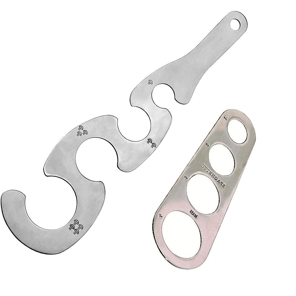 Spaghetti Pasta Measure Stainless Steel Spaghetti Measurer Tool 4 Serving Portion Control Pasta Cooking Tool Kitchen Gadgets 2 Pcs Different structure