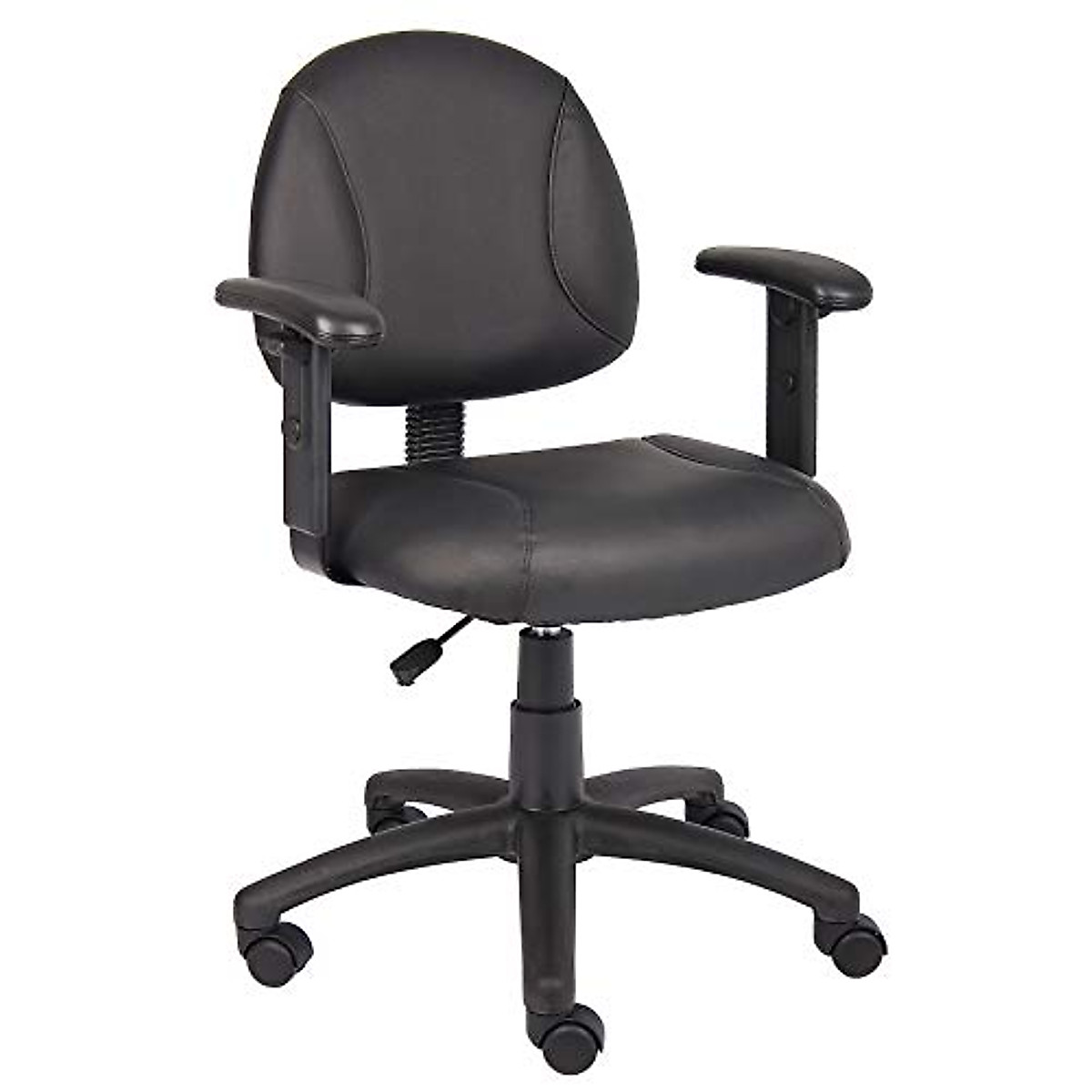 Boss Office Products Posture Task Chair with Adjustable Arms in Black