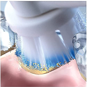 Oral-B Sensitive Clean Electric Toothbrush Head with Clean & Care Technology, Extra Soft Bristles for Gentle Plaque Removal, Pack of 12, Suitable for Mailbox, White