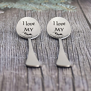 Aunt Gifts—I love my aunt Coffee Spoon Engraved Spoon Personalized Grandmother Gifts for Aunt Gift,Birthday Gift,Christmas Gift
