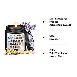 Get Well Soon Gifts for Women, Feel Better Gifts for Women, After Surgery Gifts, Inspirational Candles, Grieving, Condolence, Miscarriage, Divorce, Cancer, Surgery Recovery Gifts for Women Men