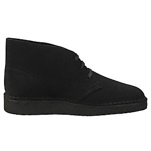 Clarks ORIGINALS Mens Desert Coal Suede Black Boots 8 US